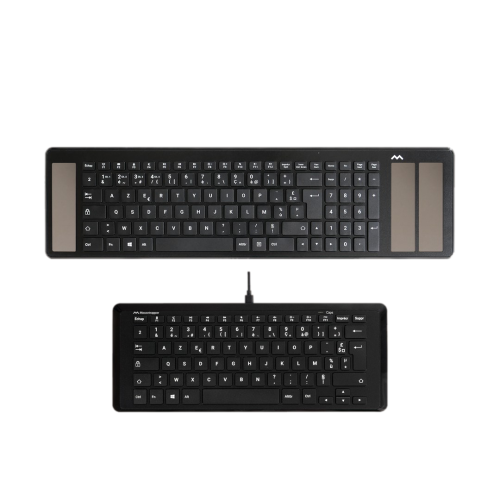 Compact ergonomic keyboards without numeric keypad to refocus activity ...